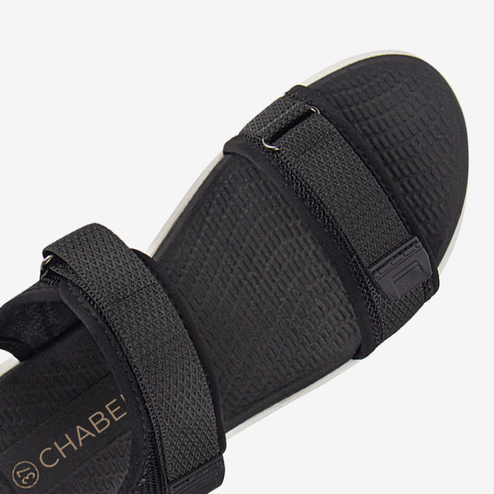 Sandalia casual de mujer negro 2YS552 | CHABELY